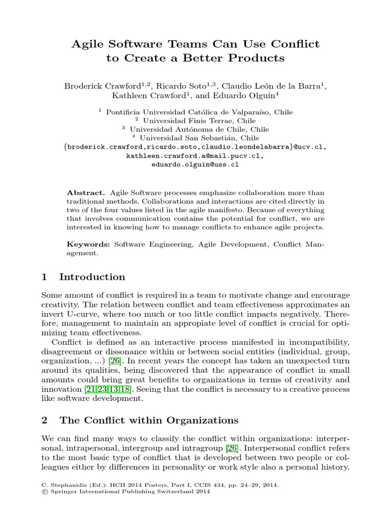 Agile Software Teams Can Use Conflict To Create A Better Products | PDF | Agile Software ...