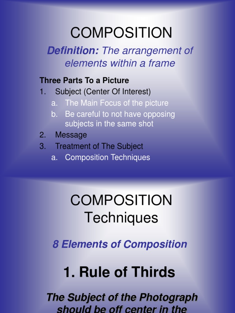 Photocomposition Intro 2020 B | PDF | Composition (Visual Arts ...