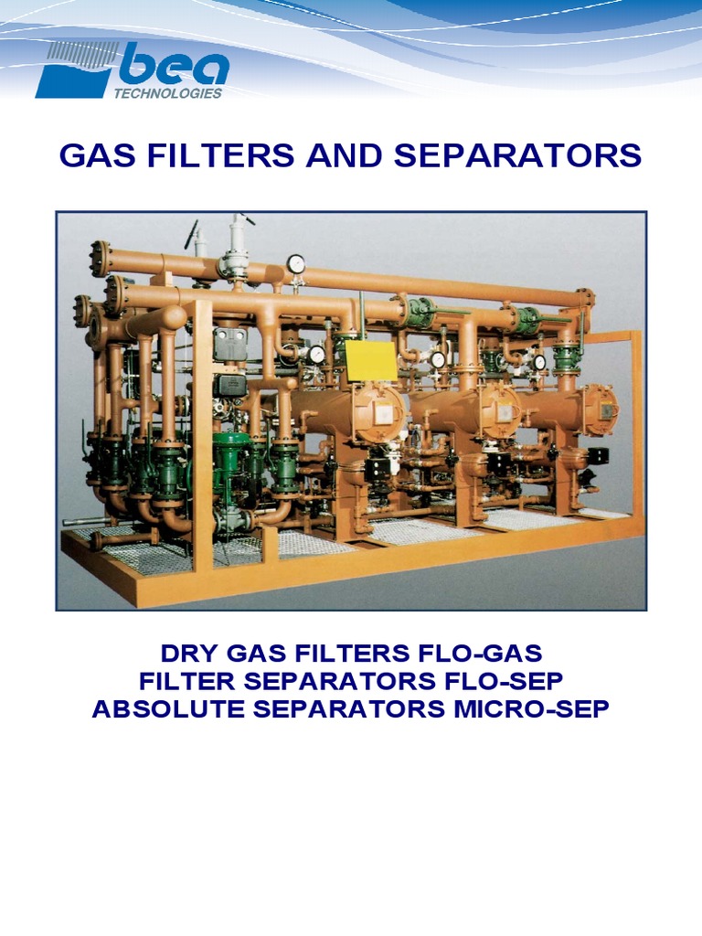 Gas Filters and Separators Overview | PDF | Filtration | Gases