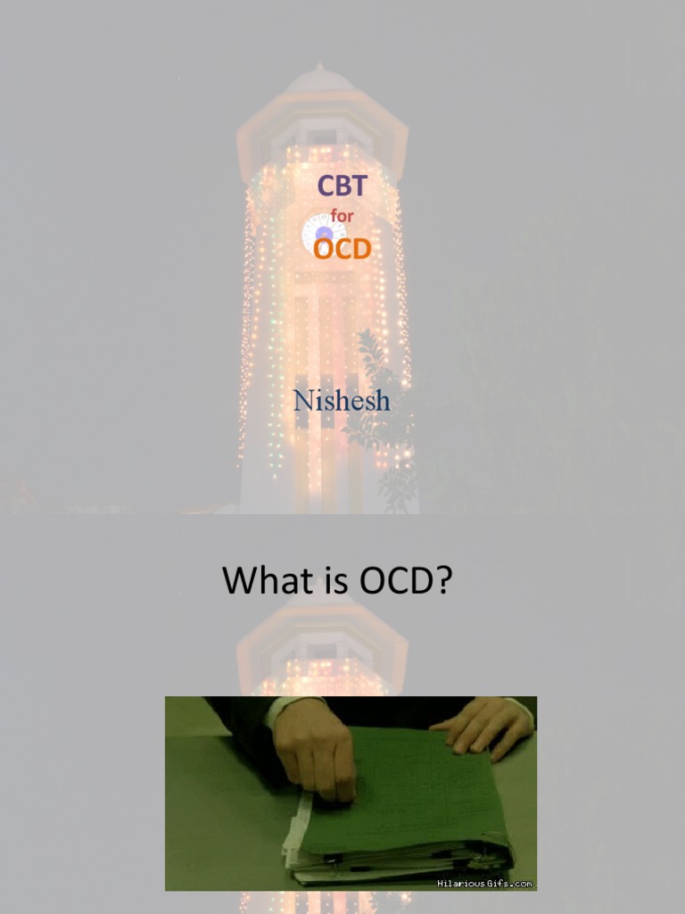 Cognitive Behavior Therapy For Obsessive Compulsive Disorder Ocd
