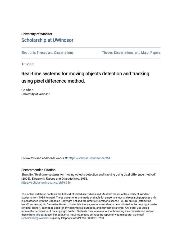 Real Time Systems For Moving Objects Detection And Tracking Using Pdf Pdf Computer Vision
