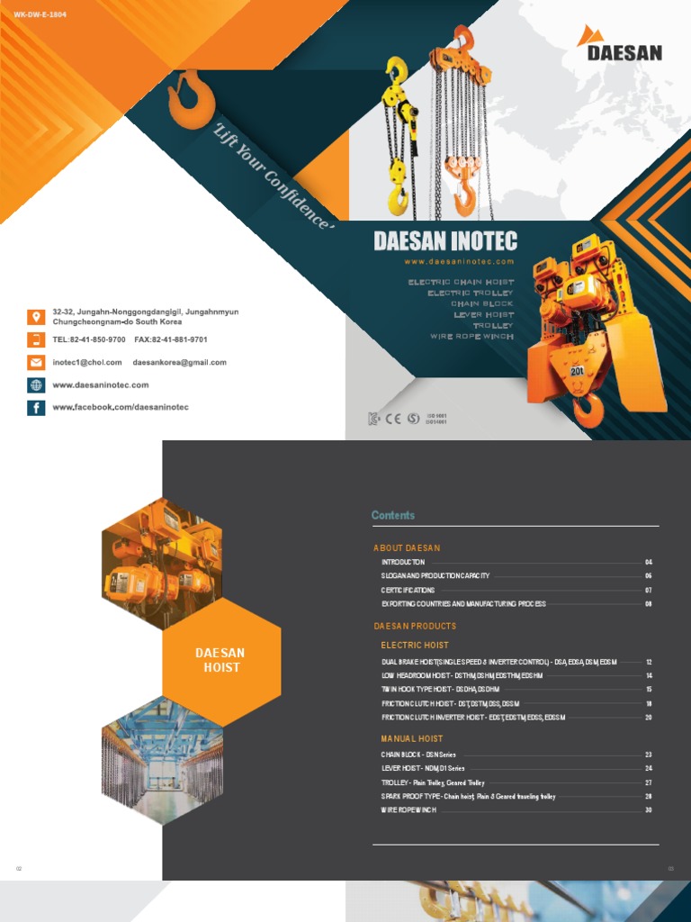 DAESAN Catalogue EN | PDF | Transmission (Mechanics) | Electric Motor