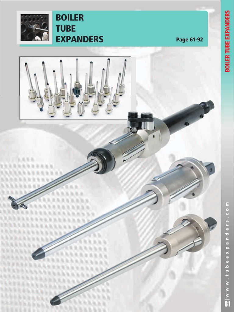 Boiler Tubeexpanders-1 | PDF | Heat Treating | Metals