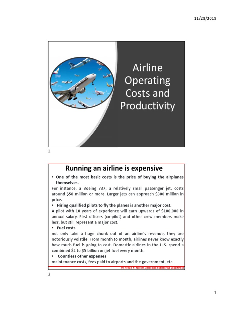 08 Airline Operating Costs | PDF | Airlines | Airport