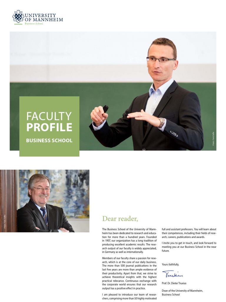 Faculty Profile 2018 | PDF | International Financial Reporting ...