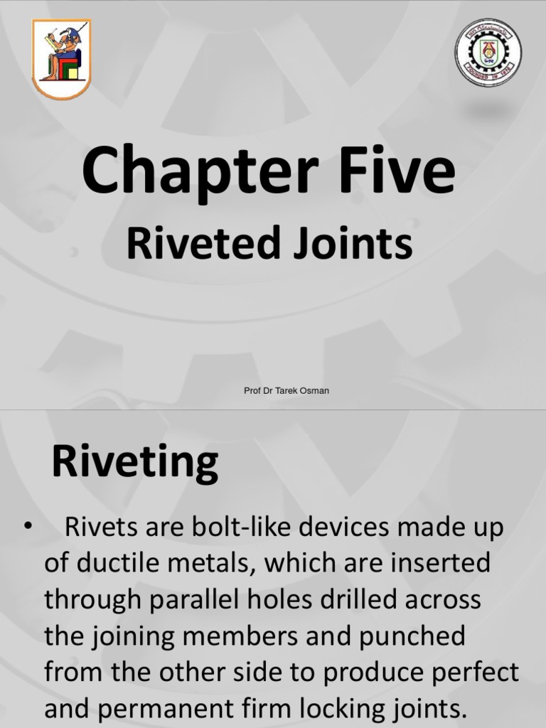 Chapter Five: Riveted Joints | PDF