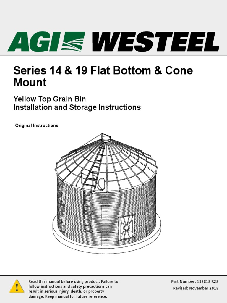 Series 14 & 19 Flat Bottom & Cone Mount: Yellow Top Grain Bins | PDF ...