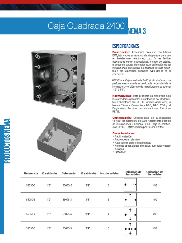 Ficha Tecnica Caja Rectangular | PDF | Naturaleza