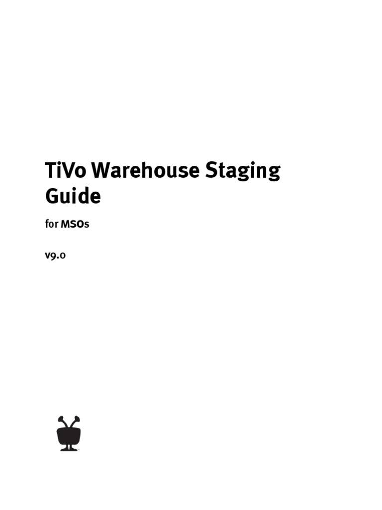 TiVo Warehouse Staging Guide | PDF | Digital Video Recorder | Ethernet