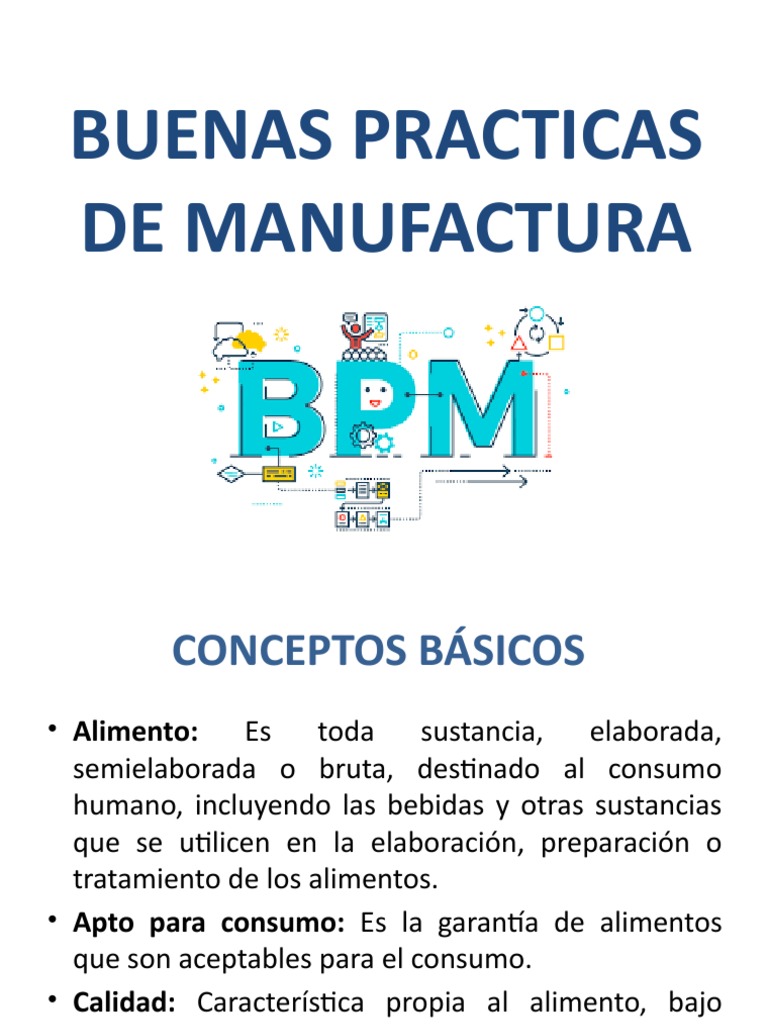 BPM - Buenas Practicas de Manufacturas | PDF | Alimentos | Comida y bebida