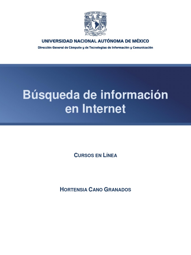 Busqueda | PDF | Internet | Información
