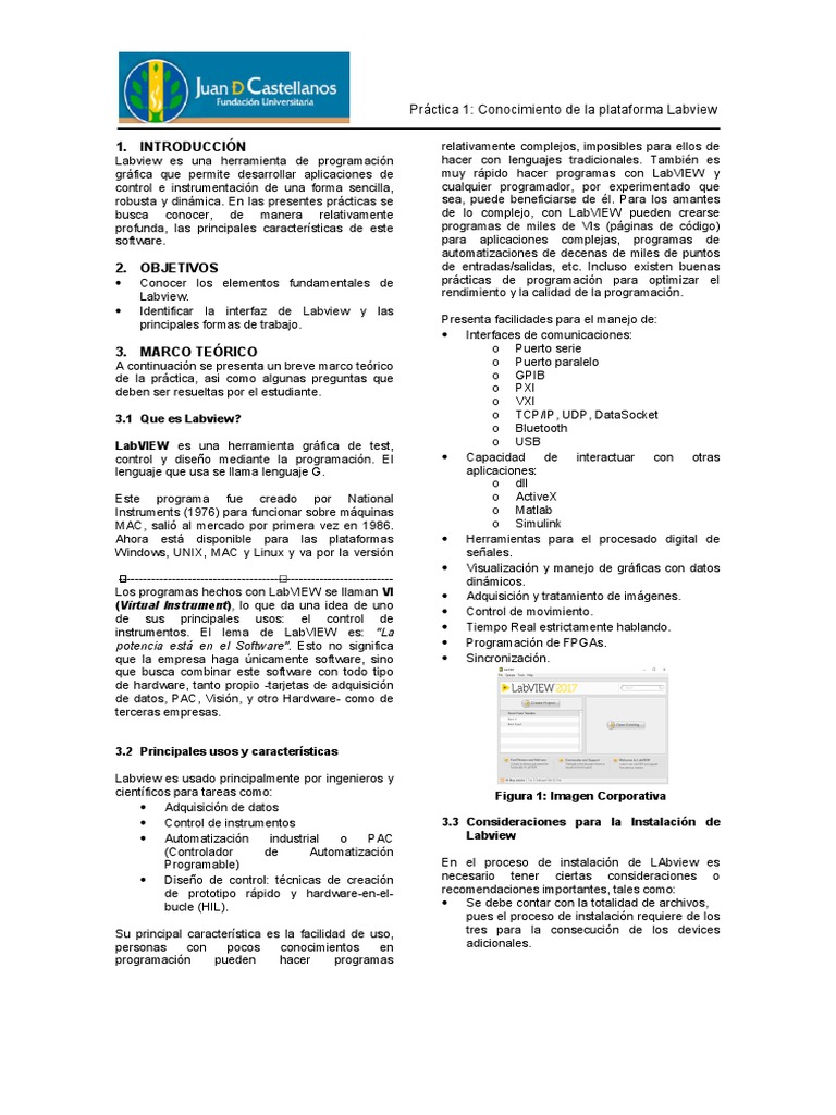 Guia Labview #1 | PDF | Arquitectura de Computadores | Tecnología digital