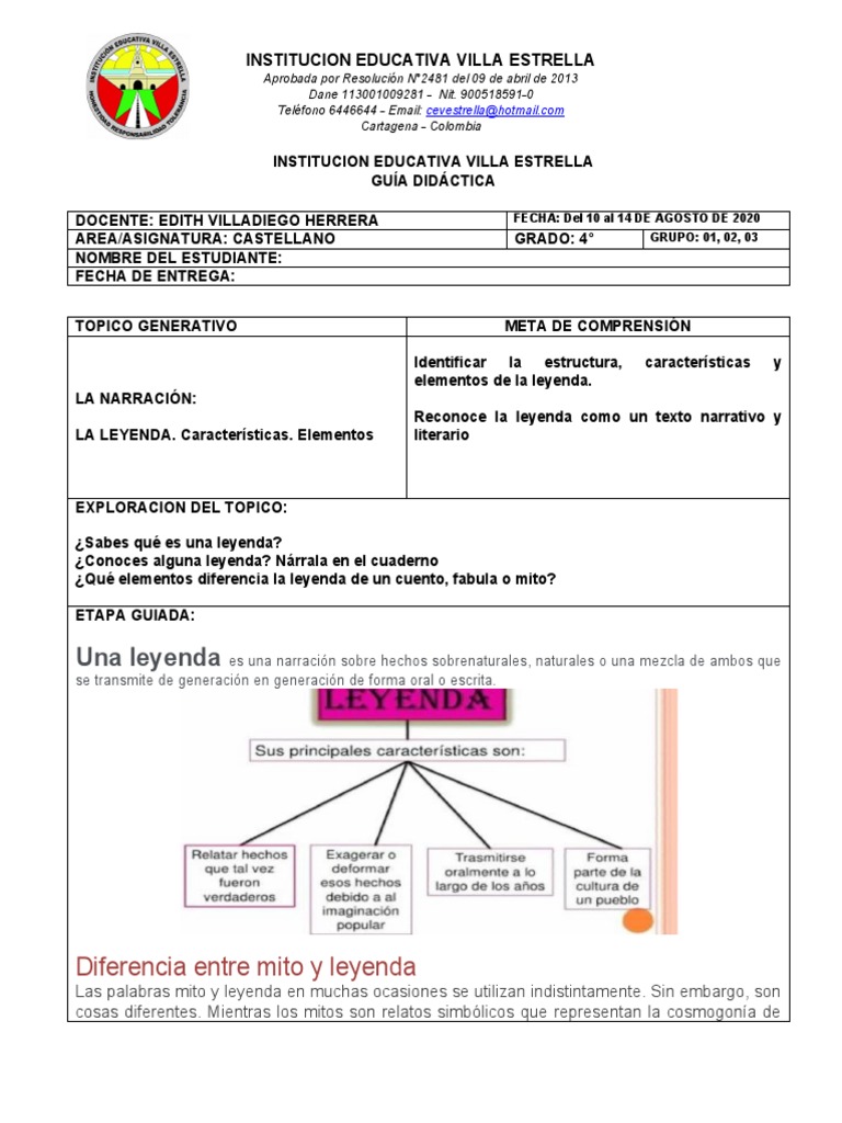 Clase LA LEYENDA | PDF | Leyendas