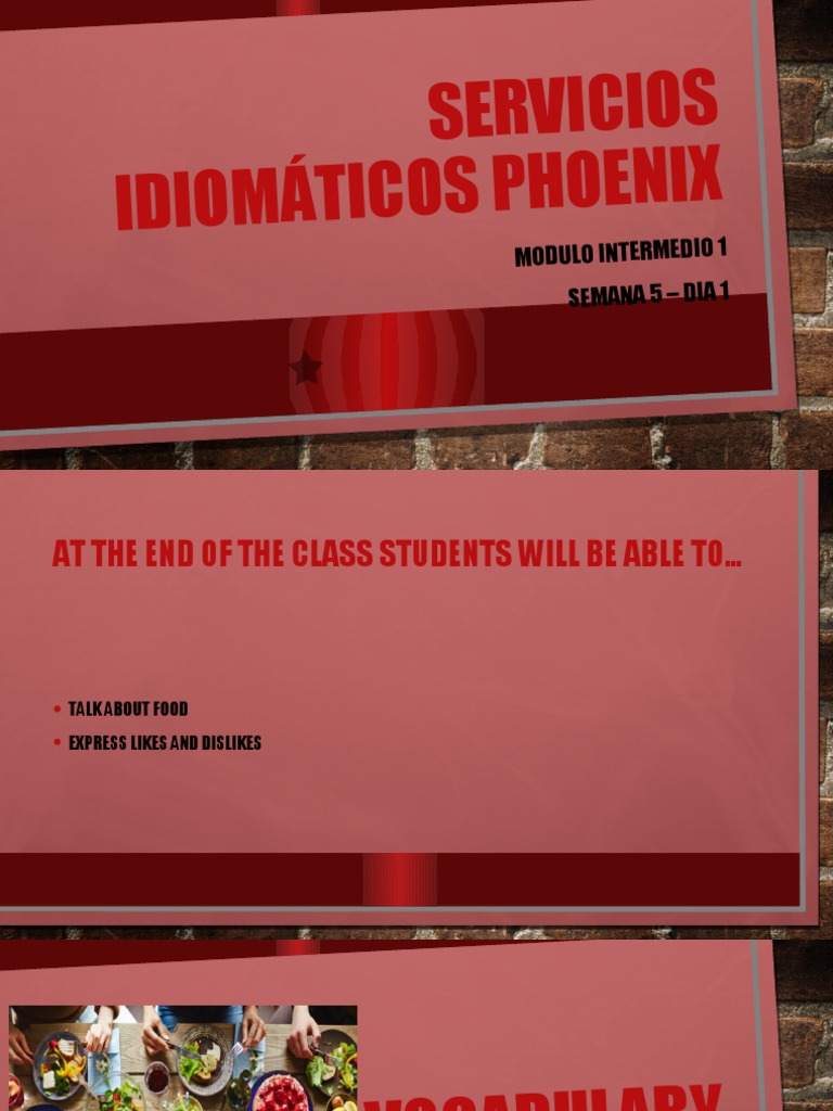 Intermedio 1 Semana 5 Dia 1 | PDF