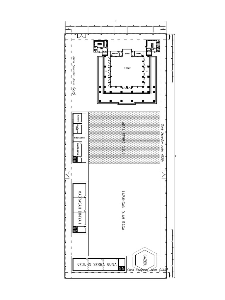 Master Plan Masjid PDF | PDF