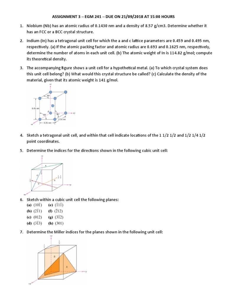 Assignment 3 - Egm 241 | PDF
