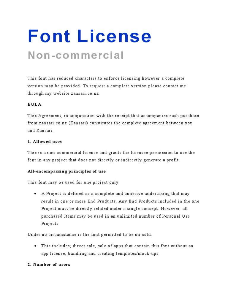 Non-Commercial License | PDF | License | Copyright Infringement