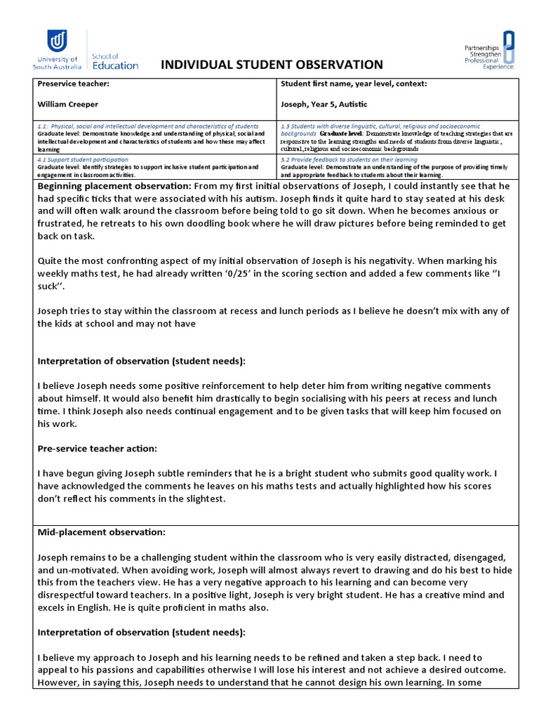 Strategies for Supporting Autistic Students | PDF | Classroom | Teachers