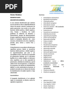 Ficha Tecnica Puristeril 340 | PDF | Hemodiálisis | Química