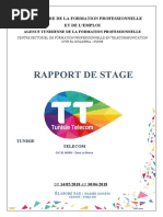 Rapport de Stage Tunisie Telecom | PDF | Html | Télécommunications