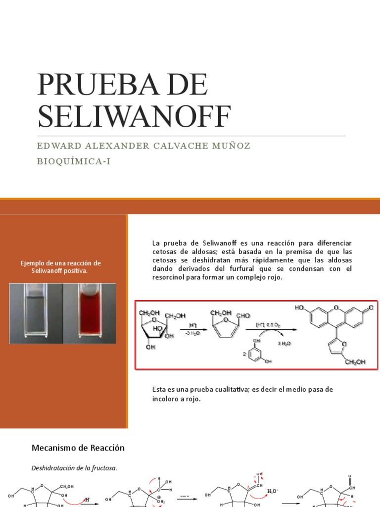 Prueba de Seliwanoff | PDF | Recopilación de datos | Pruebas