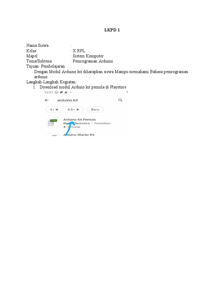 LKPD-kelas-x RPL A | PDF