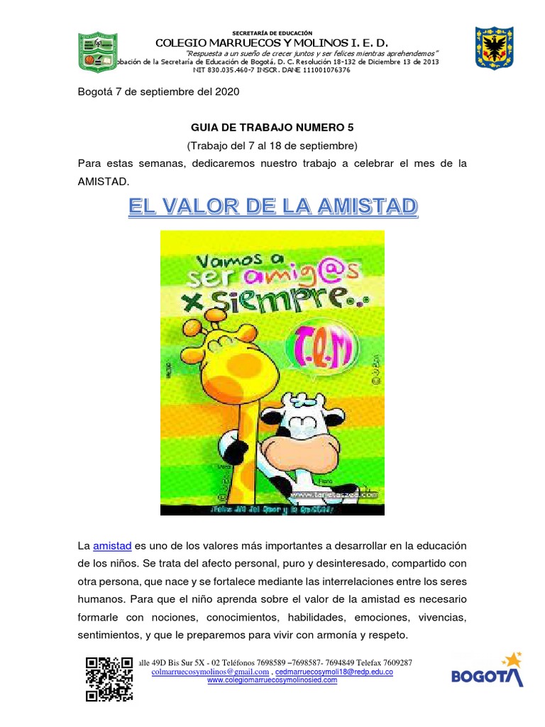 El Valor de La Amistad PDF | PDF | Conceptos psicologicos | Science