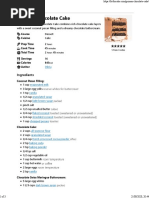 Chocolate Cake - RecipeTin Eats | PDF | Cakes | Chocolate
