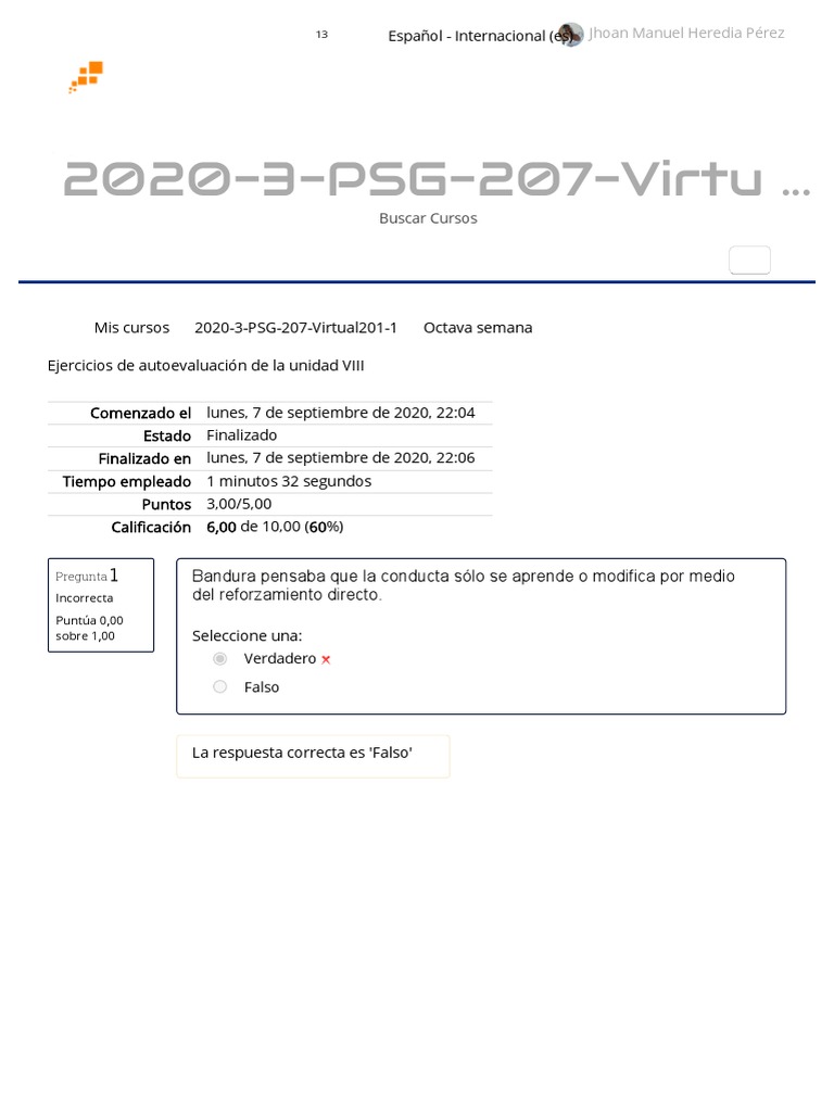 Ejercicios de autoevaluación de la unidad VIII.pdf | PDF | Ciencia cognitiva | Enseñando