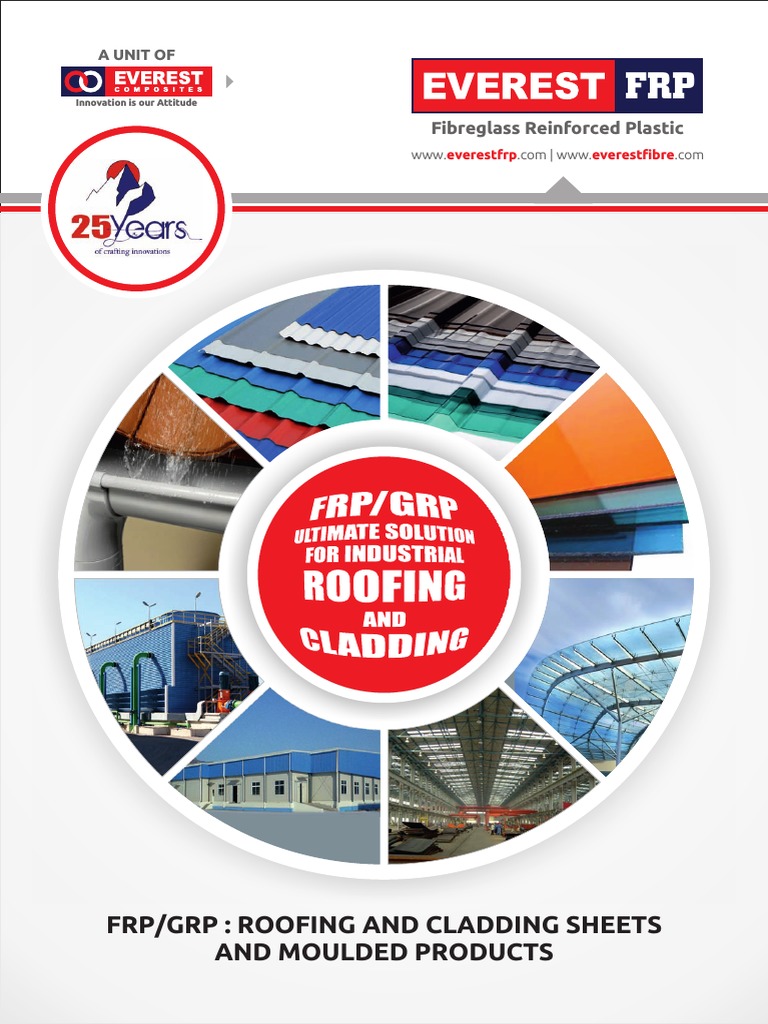 FRP/GRP: Roofing and Cladding Sheets and Moulded Products | PDF | Fibre ...