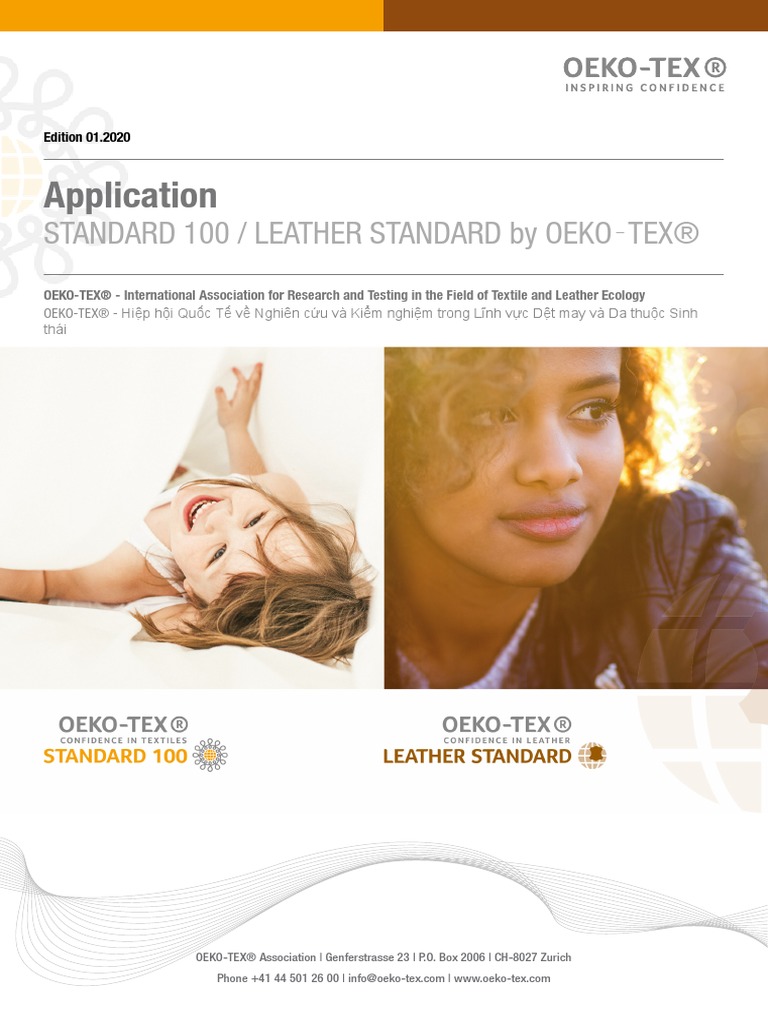 STANDARD 100 by OEKO-TEX R - Don Xin VI | PDF