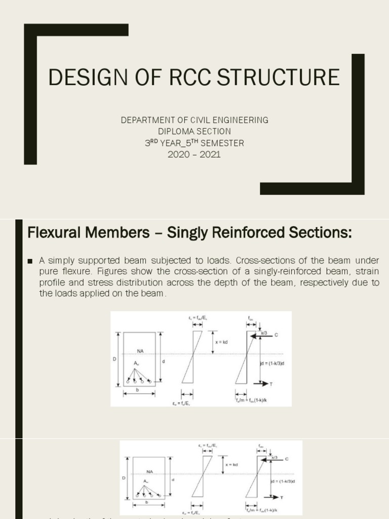 Lecture Notes - Design of RC Structure - Day 5 | PDF | Bending | Beam ...