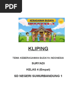 Kliping Keanekaragaman Budaya Indonesia | PDF