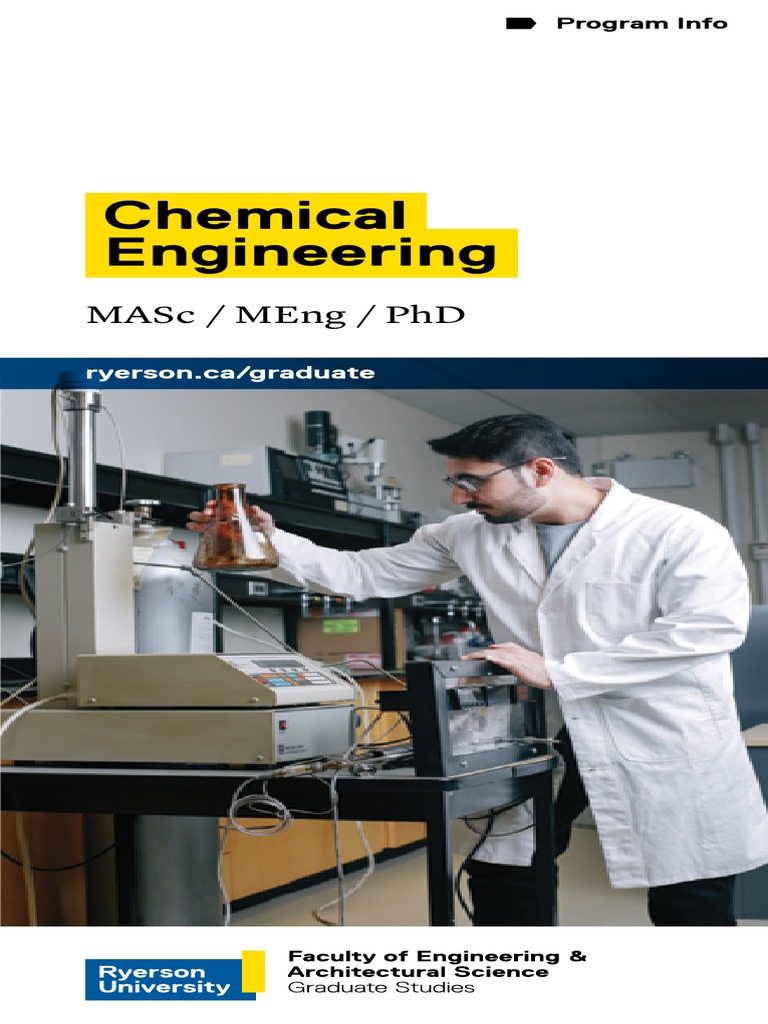 Chemical Engineering Program at Ryerson | PDF | Chemical Engineering ...