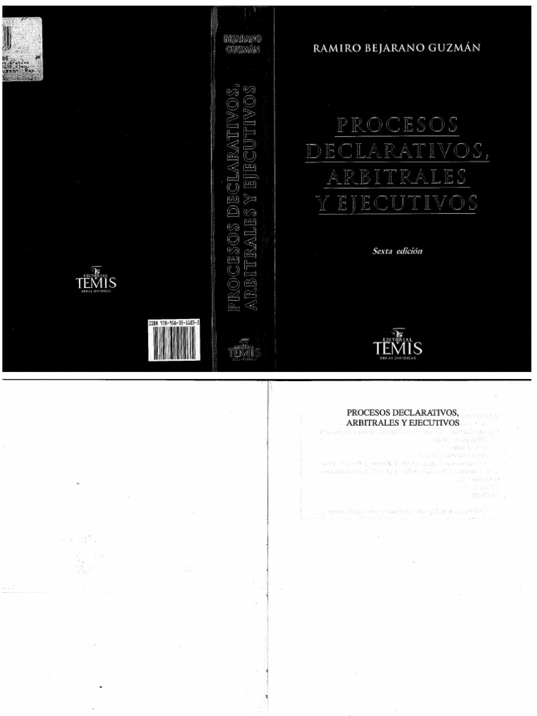 Procesos Declarativos Ramiro Vejarano PDF | PDF