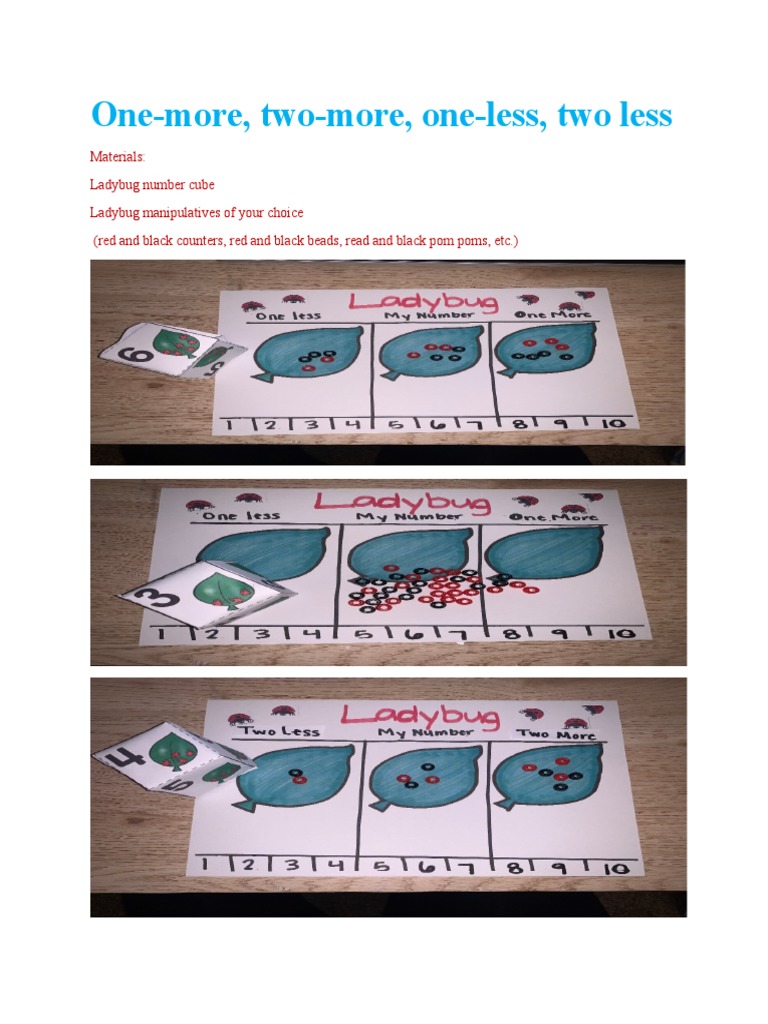 One More Lesson Plan | PDF