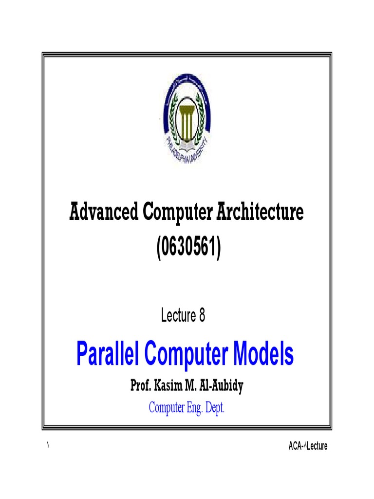 Parallel Computing Model | PDF