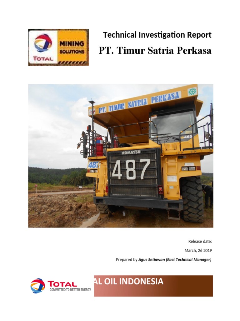 Technical Investigation Report TSP | PDF | Oil Refinery | Petroleum