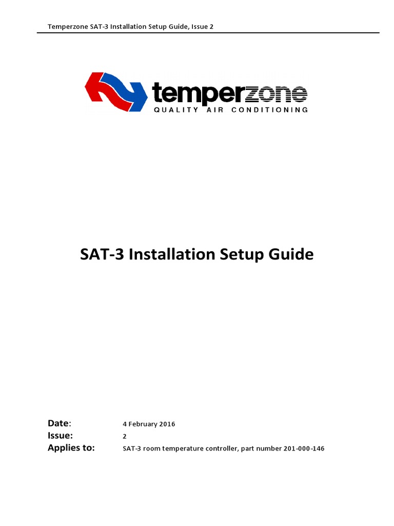SAT-3 Installation Setup Guide | PDF | Electrical Connector | Components