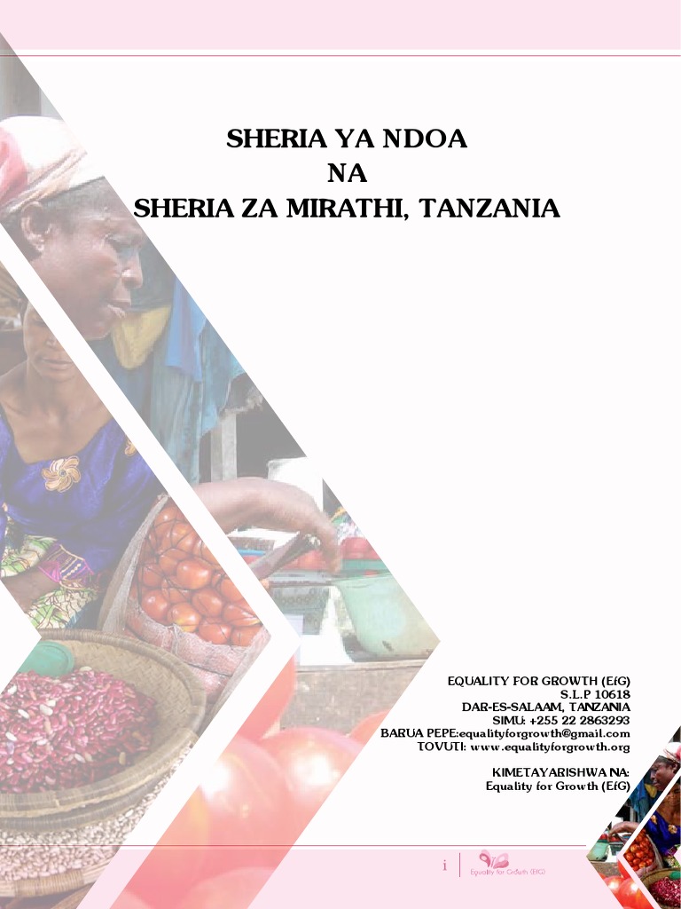 Less File EFG Sheria - Ya - Ndoa PDF | PDF