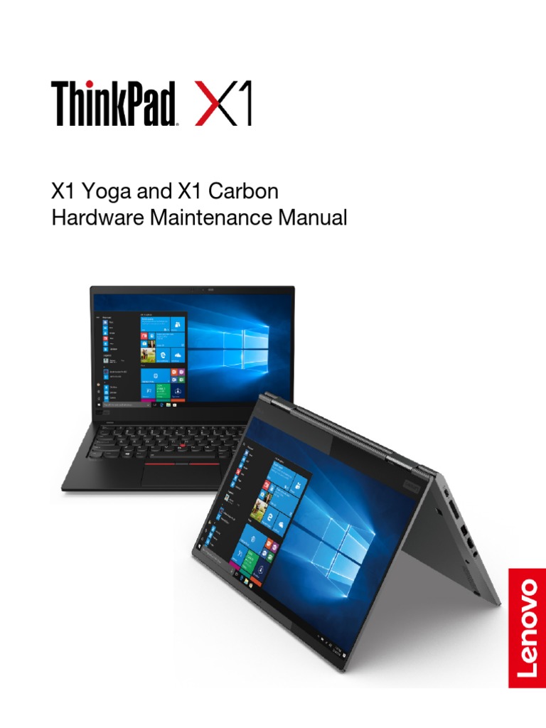 X1 Yoga and X1 Carbon Hardware Maintenance Manual | PDF | Electrostatic ...