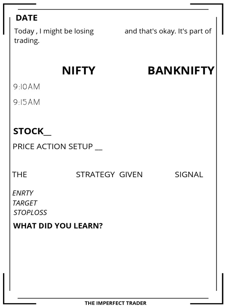 Trading Checklist | PDF