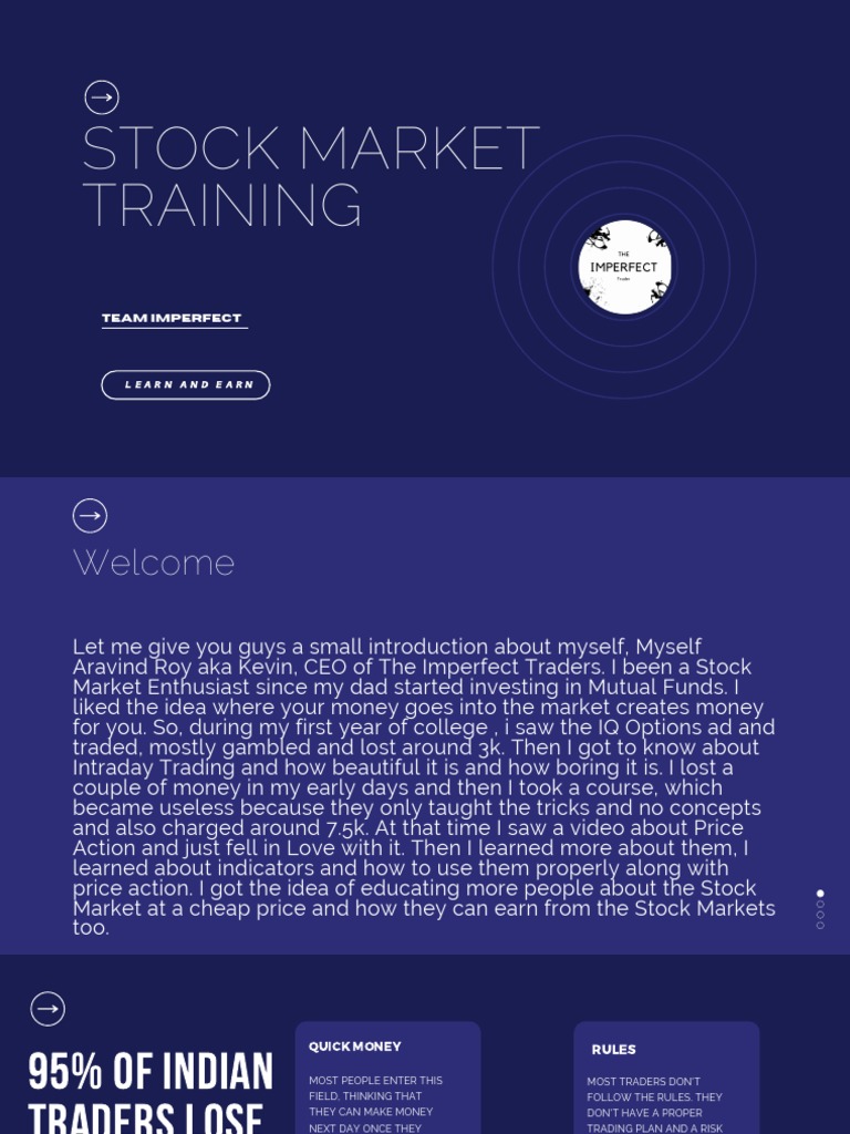 Stock Market Training Essentials | PDF | Day Trading | Stock Market