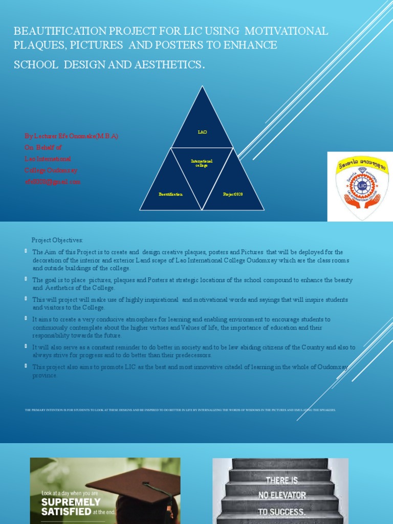Motivational Beautification Project for LIC | PDF | Art