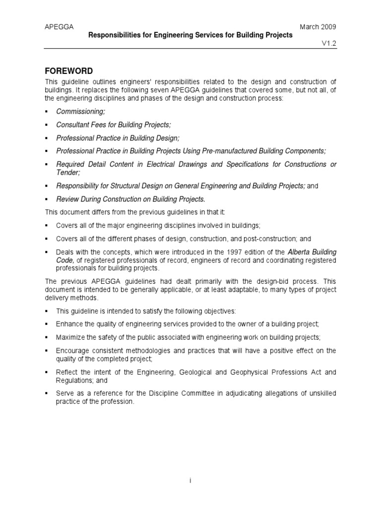 Building Projects | PDF | Engineer | Professional Liability Insurance