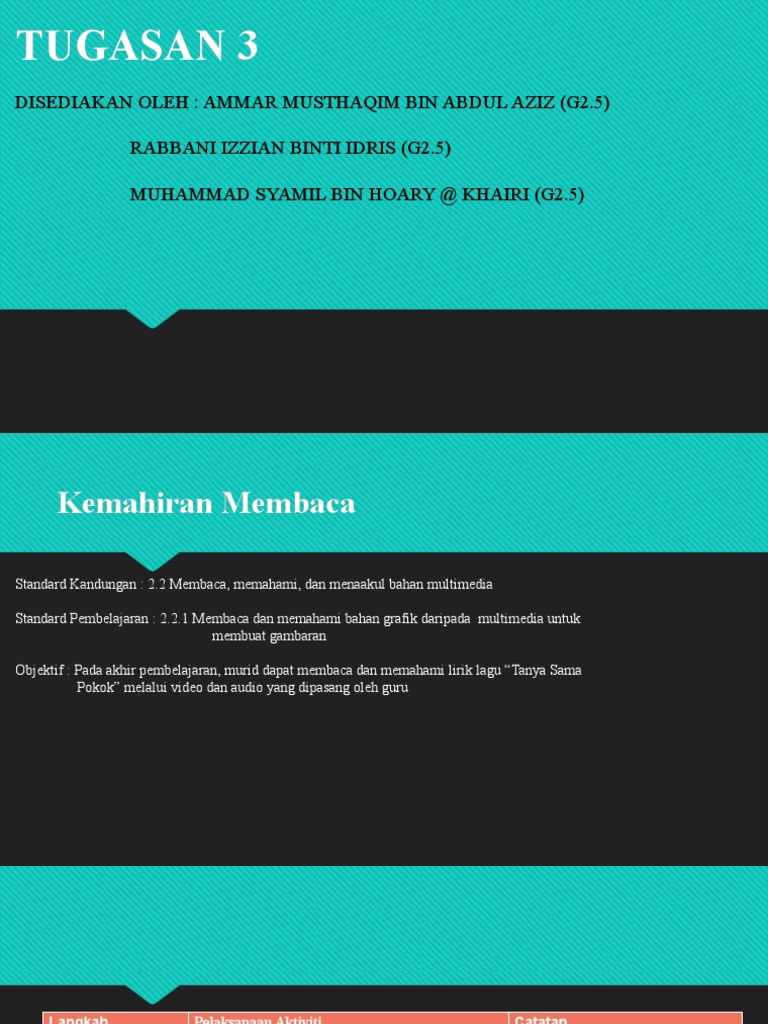 Pembentangan Kumpulan | PDF