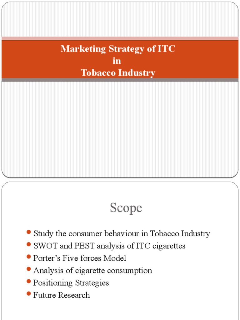 ITC Cigarette Marketing Strategy Analysis | PDF | Cigarette | Tobacco