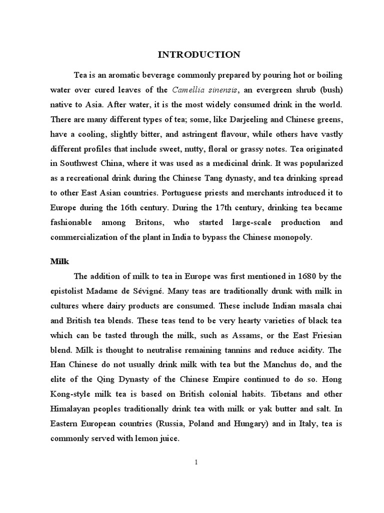 Green Tea Project Final | PDF | Tea | Caffeinated Drinks