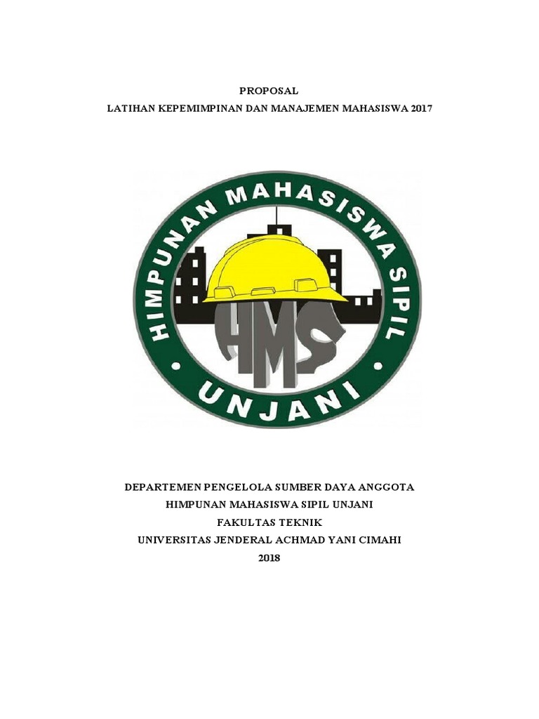 Proposal LKMM Fix | PDF | Pengembangan Diri