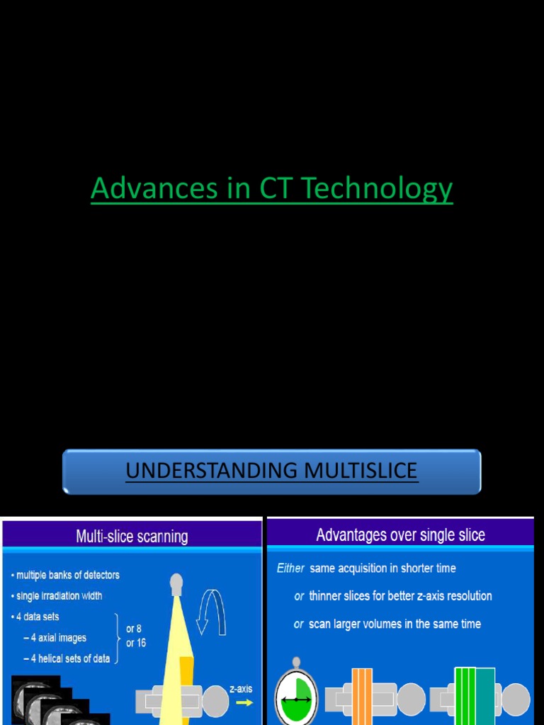 Advances in CT Final | PDF | Ct Scan | Angiology